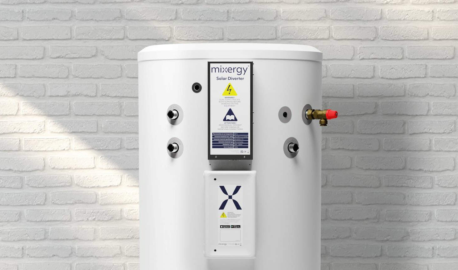 Mixergy X hot water cylinder - Mixergy